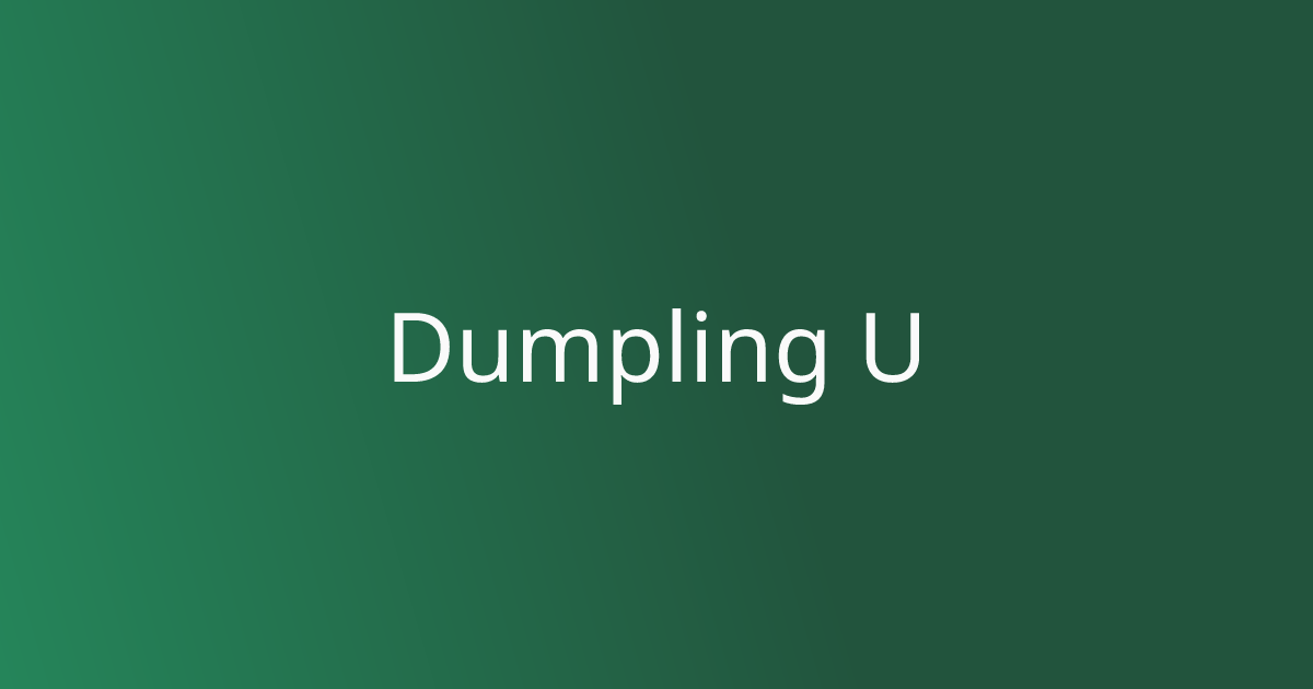 Best Chinese in Stockton, CA | Dumpling U | Order Online